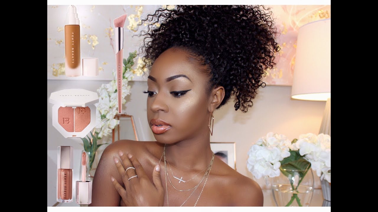 Full Face Using Fenty Beauty By Rihanna!| Fenty Beauty Review - YouTube
