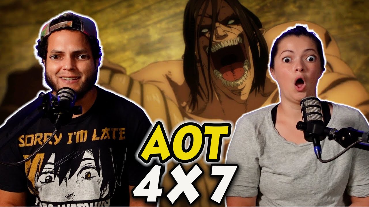 AoT 4x7 Is Soo Good Our Eyes Exploded! Attack On Titan Reaction - YouTube