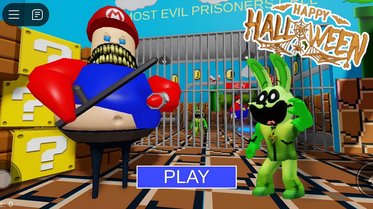 🔪 EXE MARIO BARRY'S PRISON RUN! (OBBY!) - HOPPY HOPSCOTCH VS EXE MARIO ...