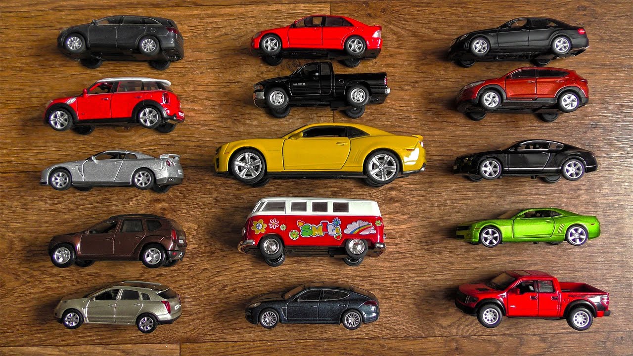 Teaching Car Brand Names and Logos With diecast in Hands - YouTube