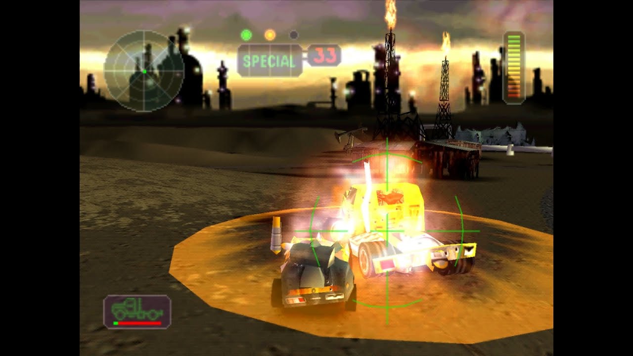 PS1‣FHD Vigilante 8 - Sid Burn - Quest 4 - Oil Fields (New Mexico ...