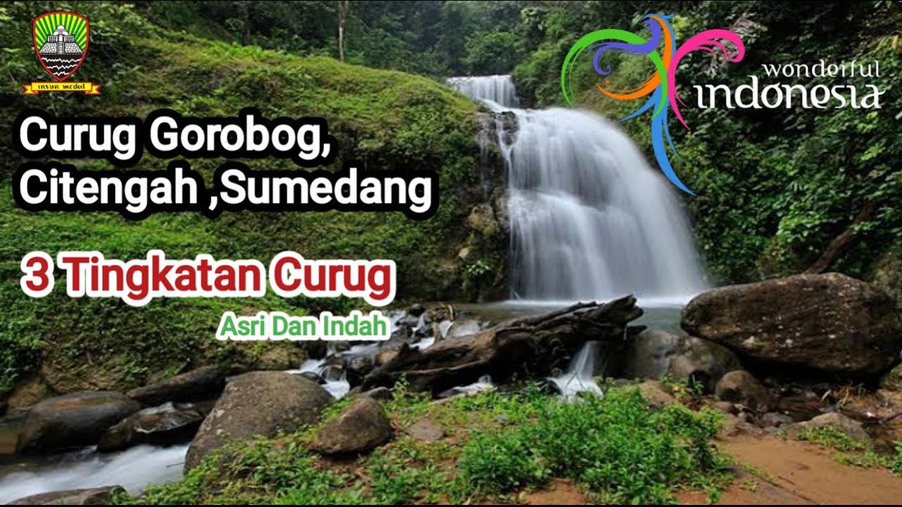 Indah nan Asri Curug Gorobog Citengah Sumedang terdiri dari 3 Tingkatan ...