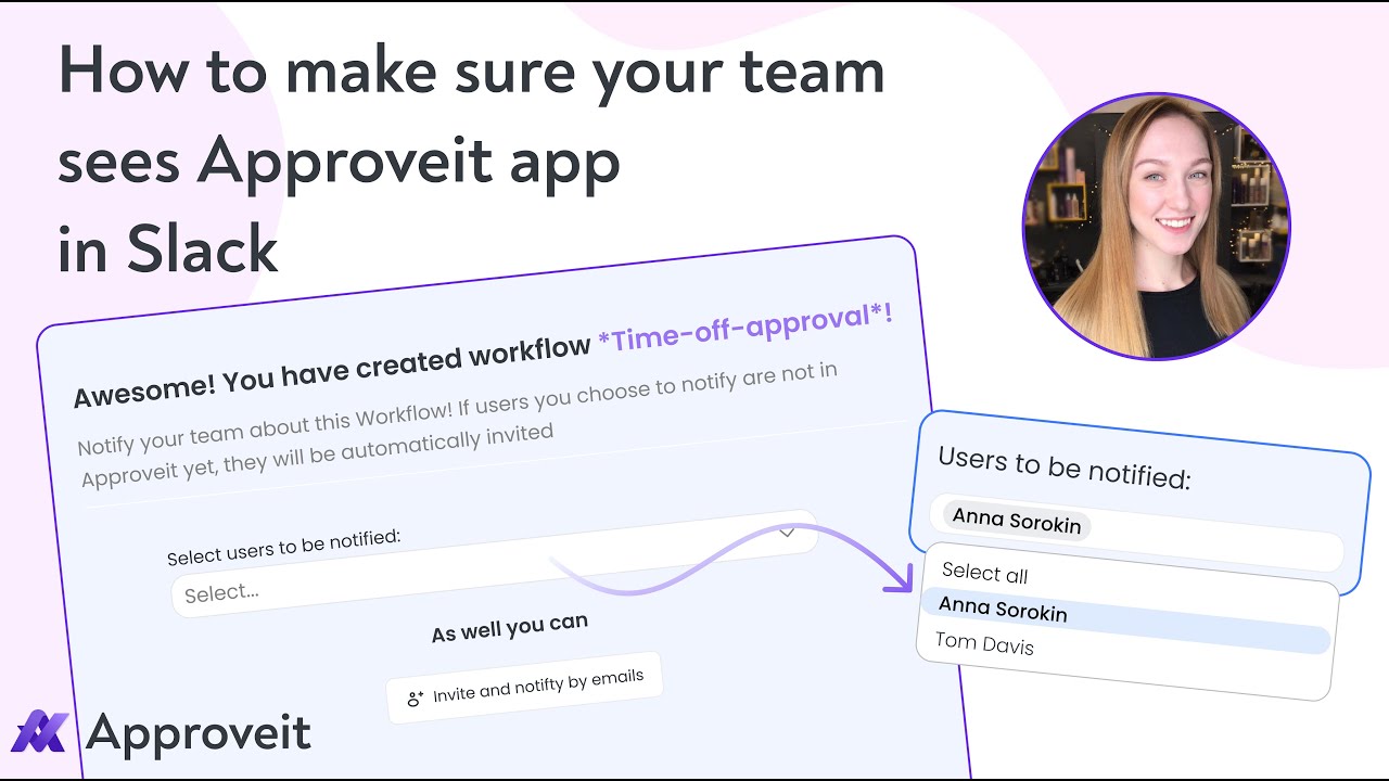 How to make sure your team sees Approveit app in Slack - YouTube