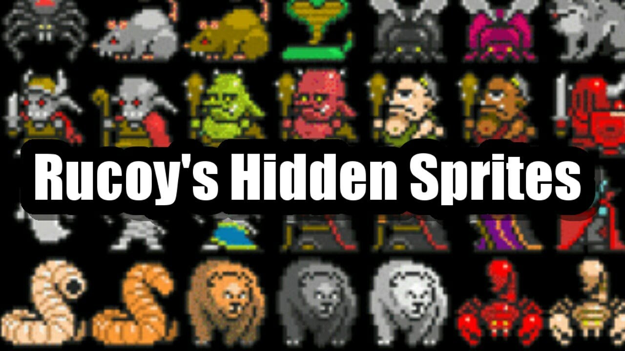 RUCOY ONLINE HIDDEN SPRITES!? | RaiderKnight :D - YouTube