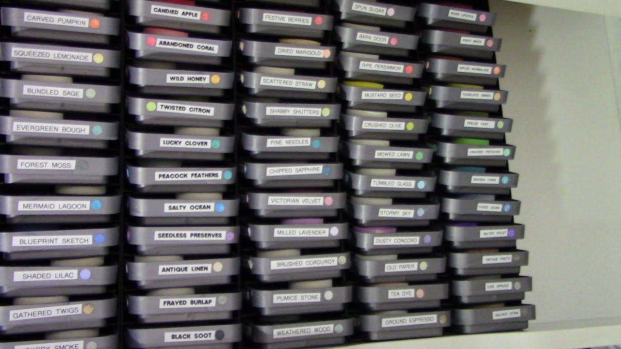 Distress Oxide Ink Pad Storage For Alex Drawers #inkpadstorage # ...