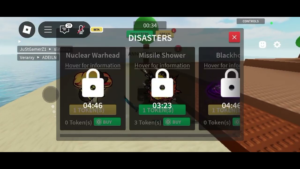 using 2 missile showers on a combat warriors server - YouTube
