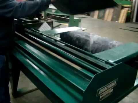 Used Lockformer Insulation Cutter - YouTube