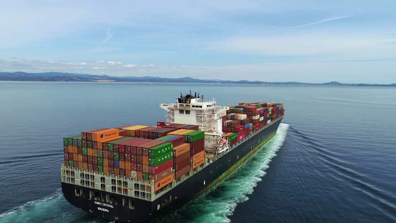 CONTI CRYSTAL MARINE AERIAL FOOTAGE - YouTube