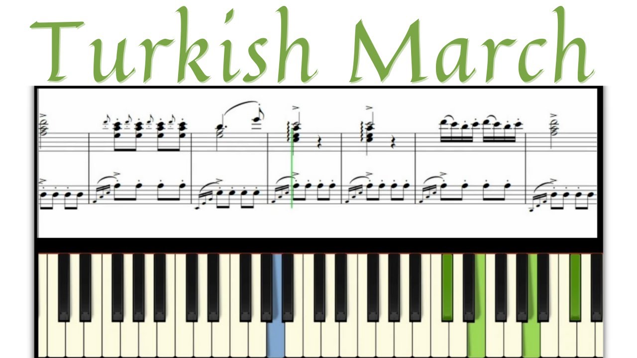 Turkish March Rondo Alla Turca: Mozart piano Sonata K.331 - YouTube