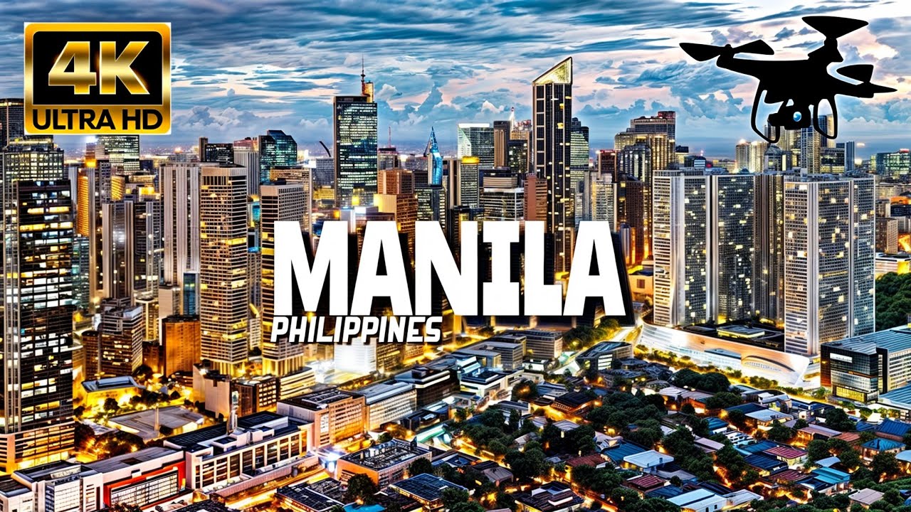 Manila, Philippines In 4K By Drone - Amazing View Of Manila ...