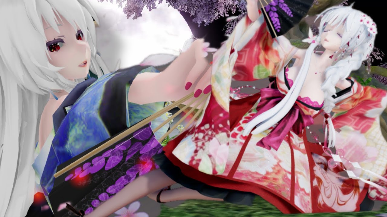 [MMD] Haku & illustrious [ 千盏 ] - YouTube