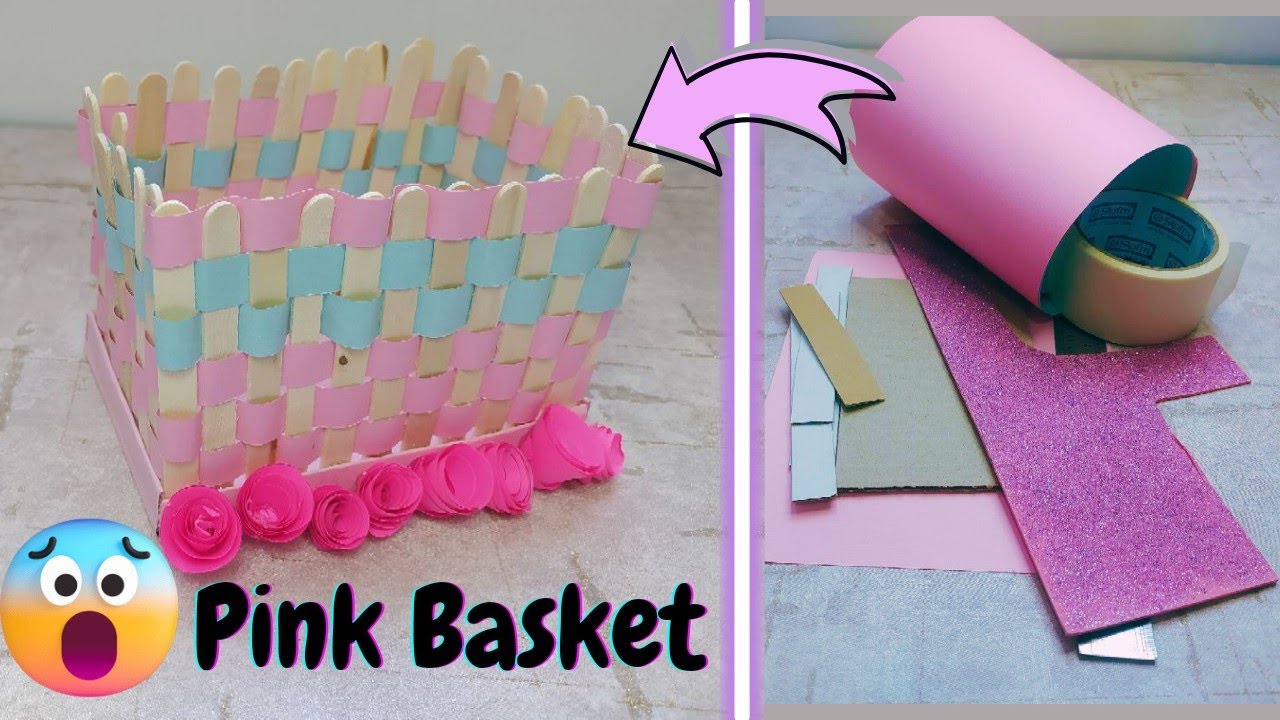 Easy cardboard box idea || Recycled cardboard basket for our things ...