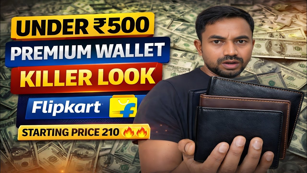 BEST WALLETS FOR MEN UNDER ₹500 ON FLIPKART 🔥 Wallet Haul 2026 - YouTube