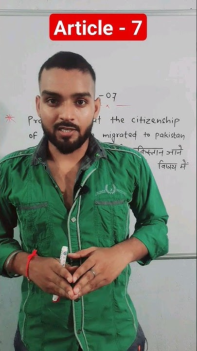 Indian Constitution || Article - 7 || 🤩🤩 #ytshorts #viral - YouTube