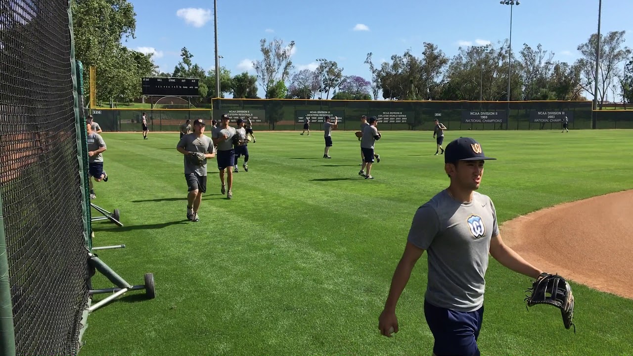 Whitman Baseball - NCAA Tournament Practice - YouTube