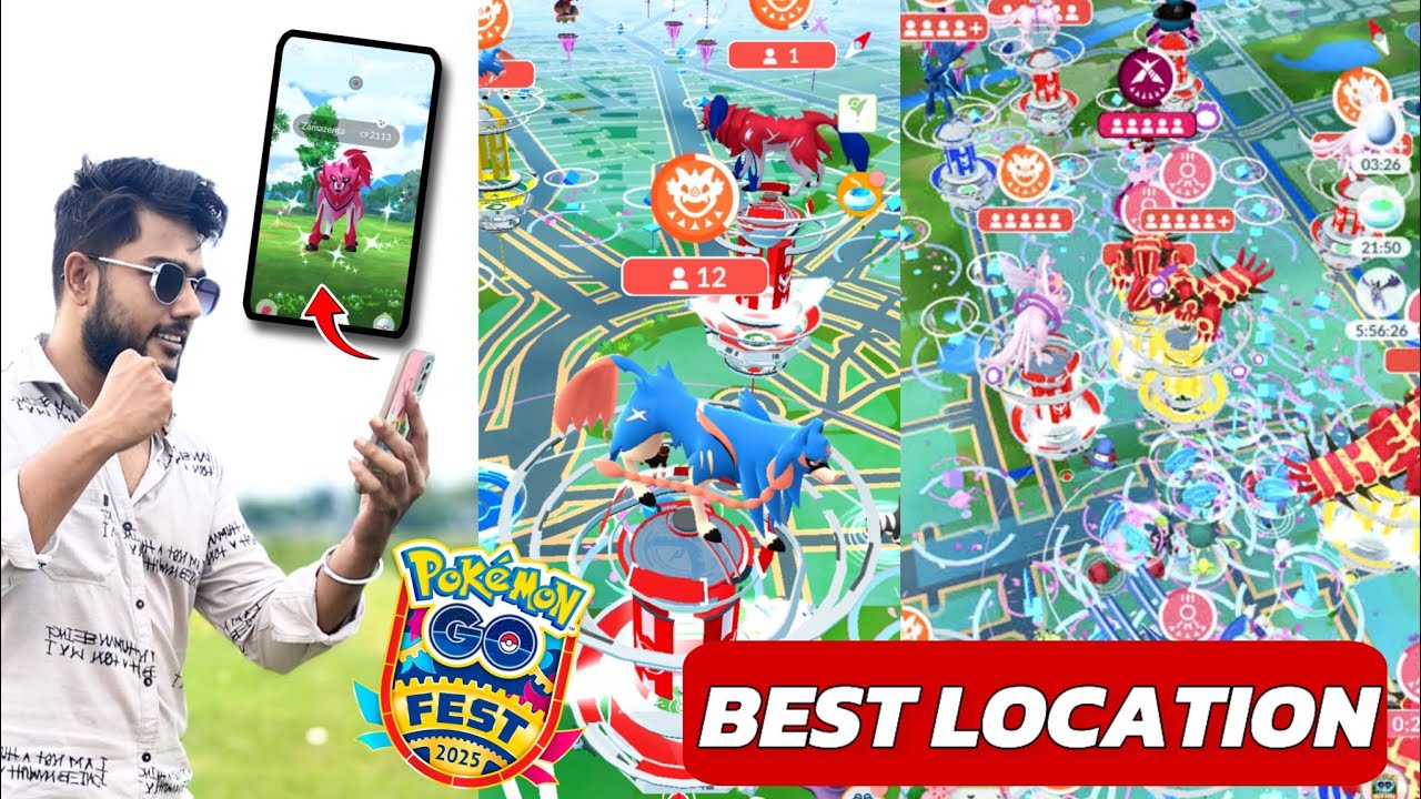 BEST LOCATION FOR GLOBAL GO FEST 2025 | GET LEGENDARY AND SHINY Pokémon ...
