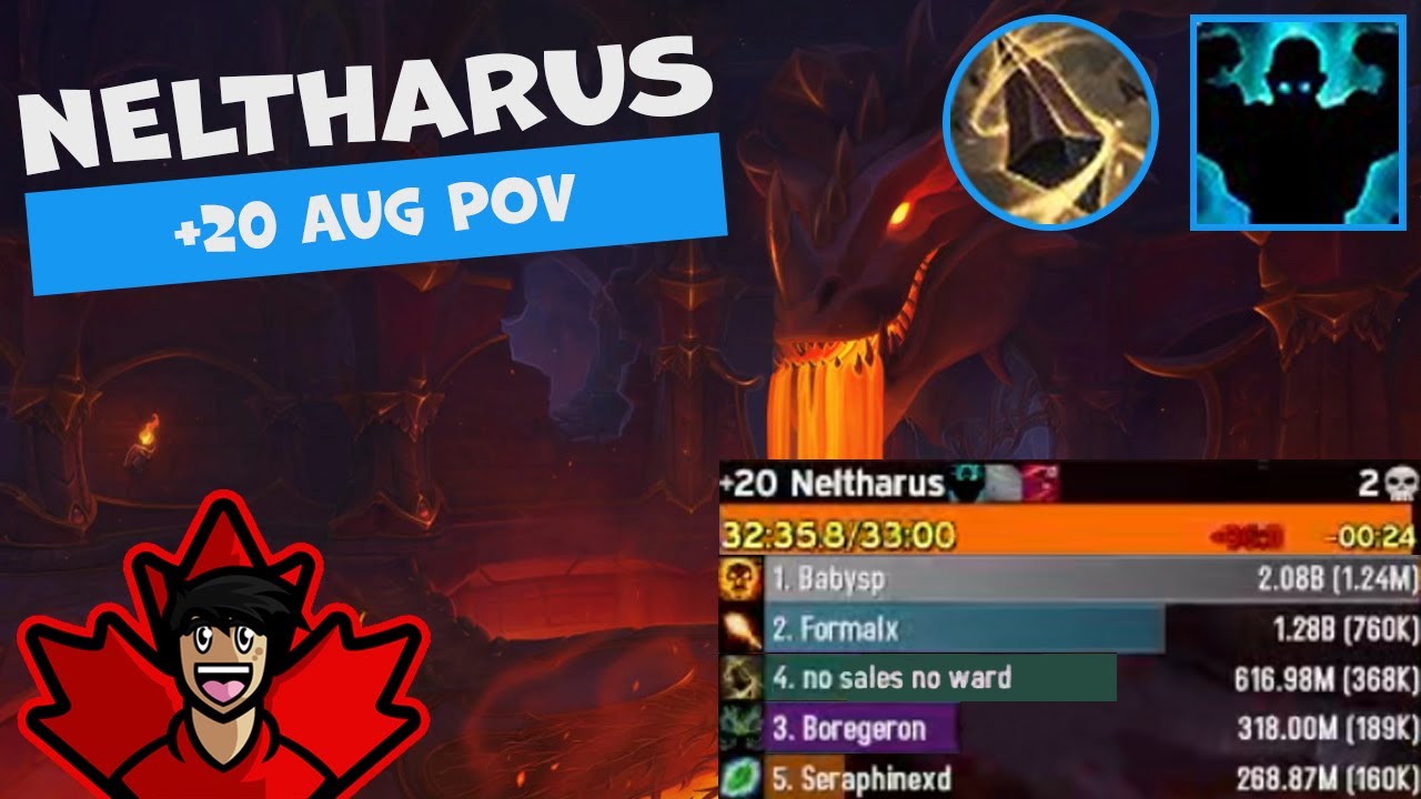 +20 Fortified Neltharus, Aug POV - YouTube