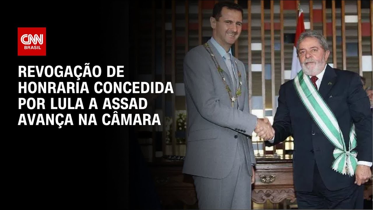 Revogação de honraria concedida por Lula a Assad avança na Câmara ...