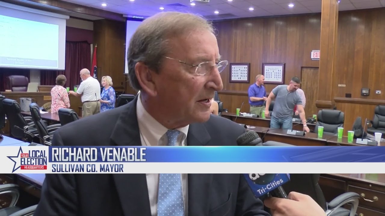 Venable re-elected mayor of Sullivan County - YouTube