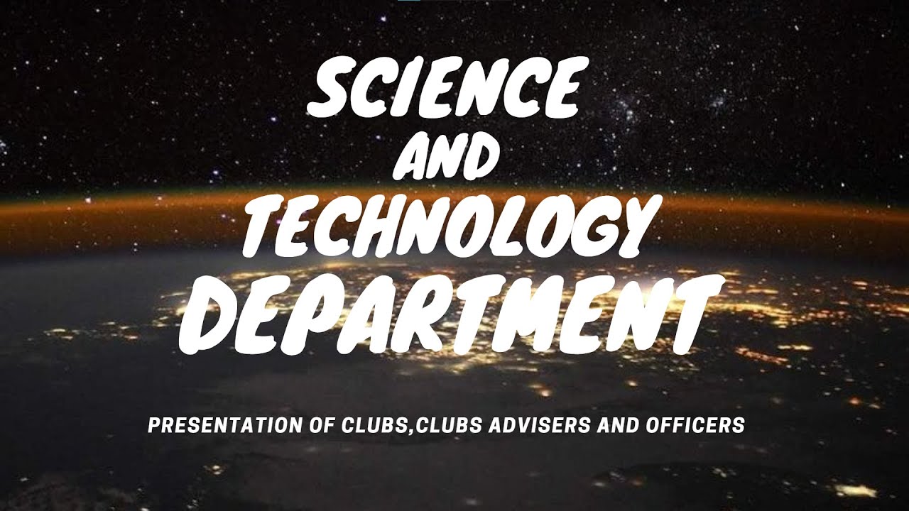 SCIENCE MONTH KICK-OFF 2021 - YouTube