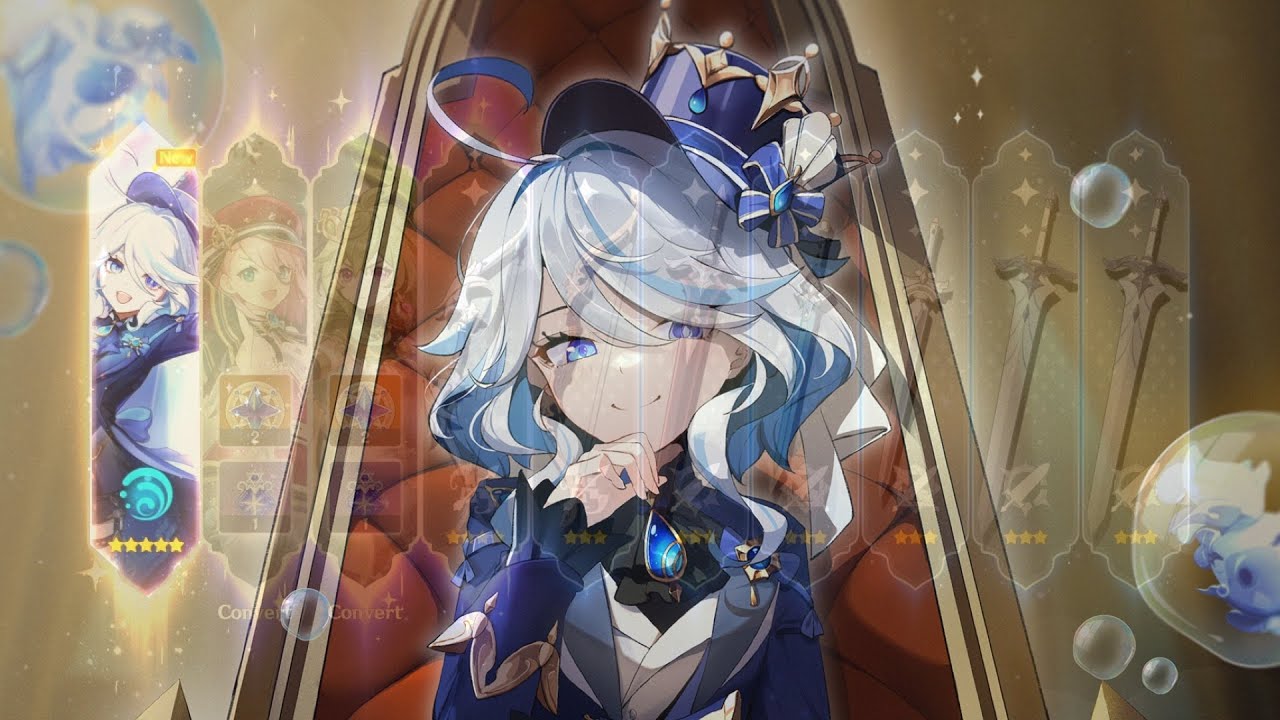 My 134x Furina & Weapon Wish - Genshin Impact 4.2 - YouTube