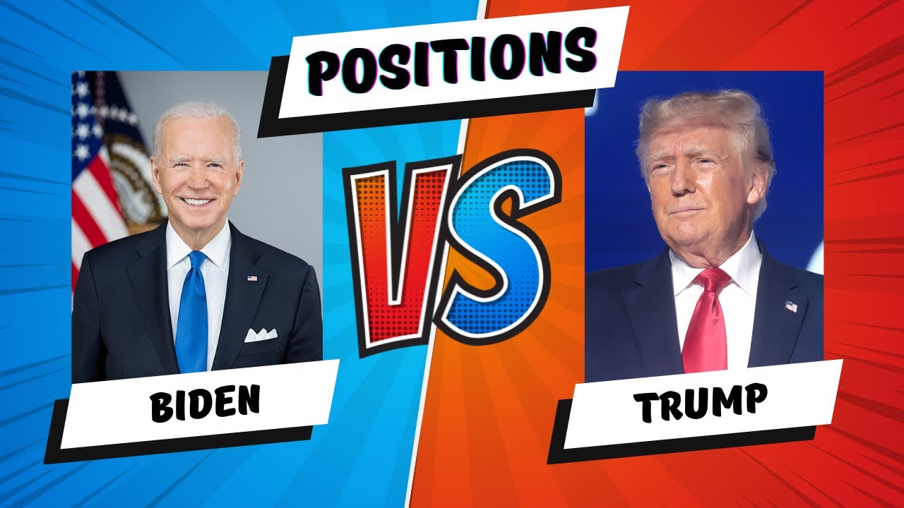 Trump and Biden - opinions on key political issues - USA Election 2024 ...