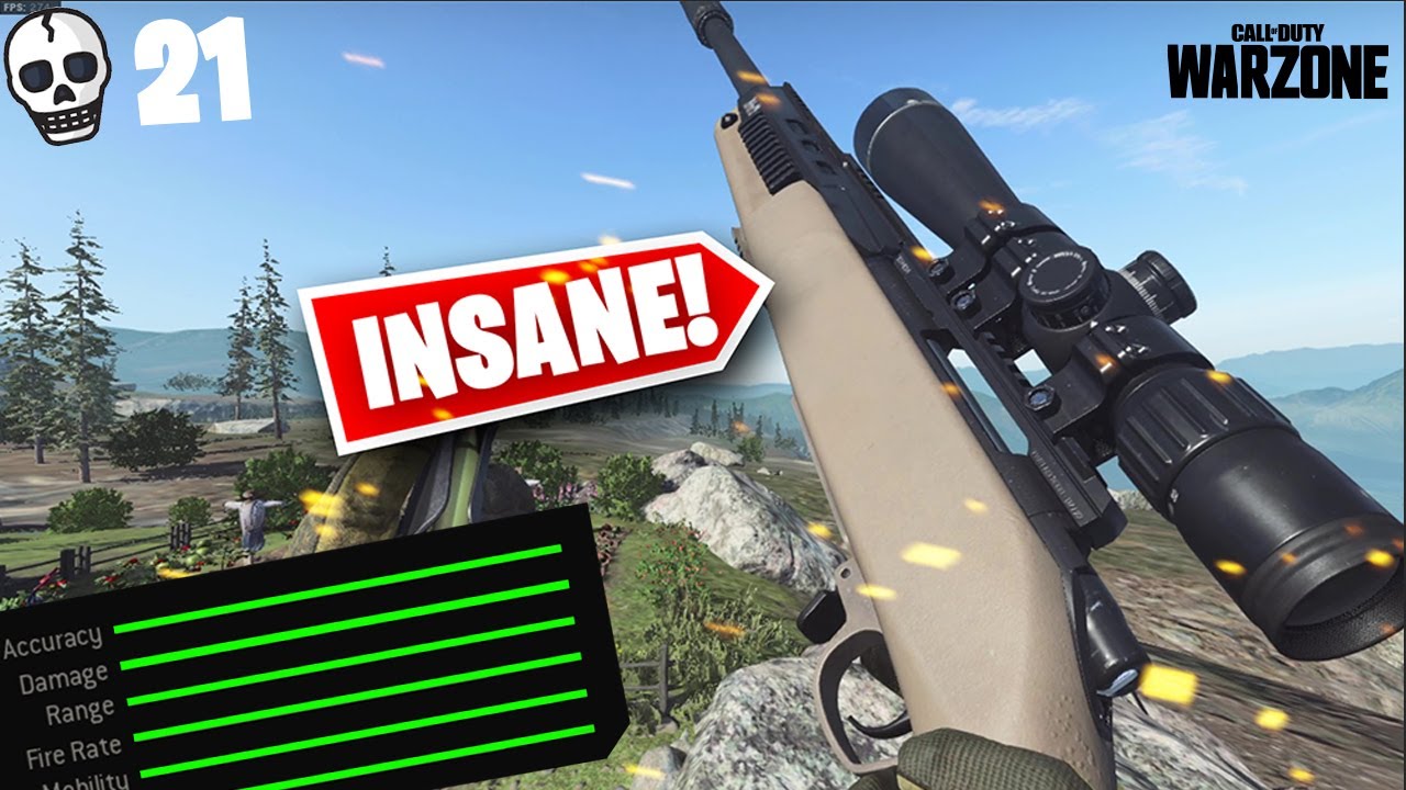 Now the BEST SNIPER in Warzone! (SPR-208)*WARZONE DUB 21 KILLS* - YouTube