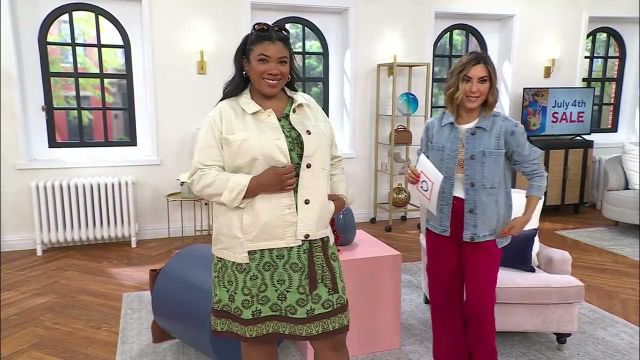 Studio Park X Amy Stran Denim Utility Jacket on QVC - YouTube