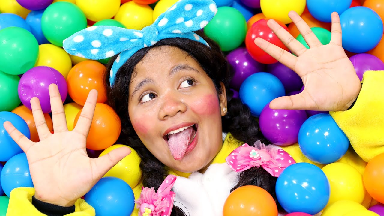 Color Song Nursery Rhymes with Colorful Balls - YouTube