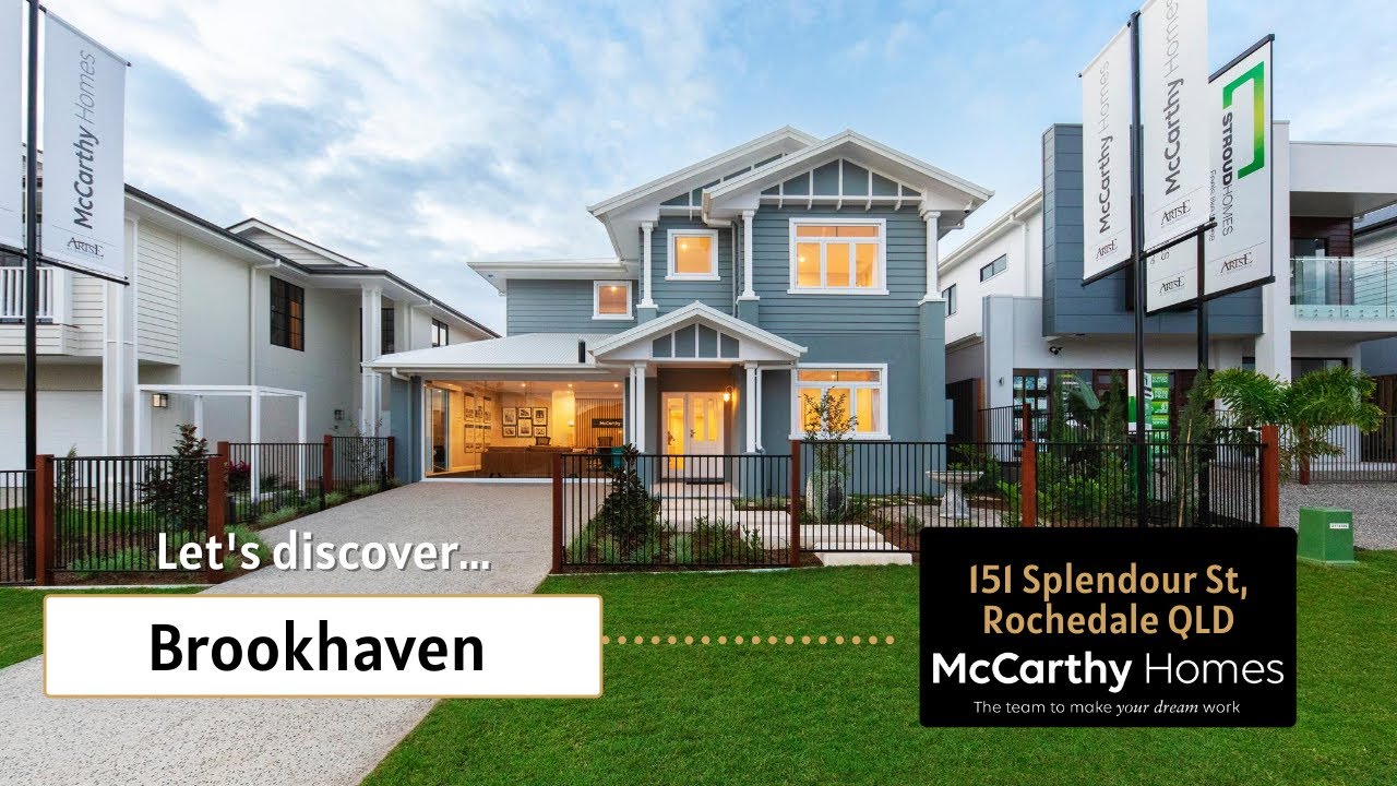 HOUSE TOUR: Brookhaven Display by McCarthy Homes. 151 Splendour St ...