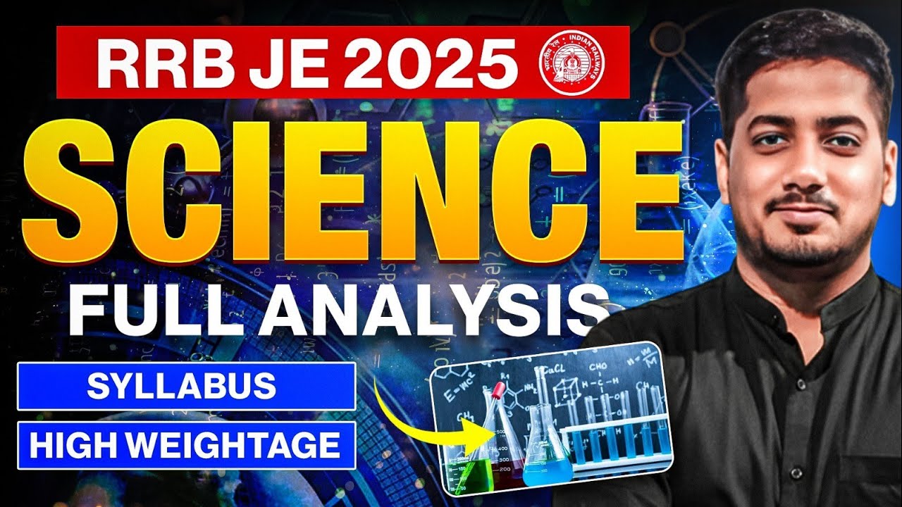 RRB JE Science Syllabus Analysis 2025 | Chapter-Wise Weightage ...