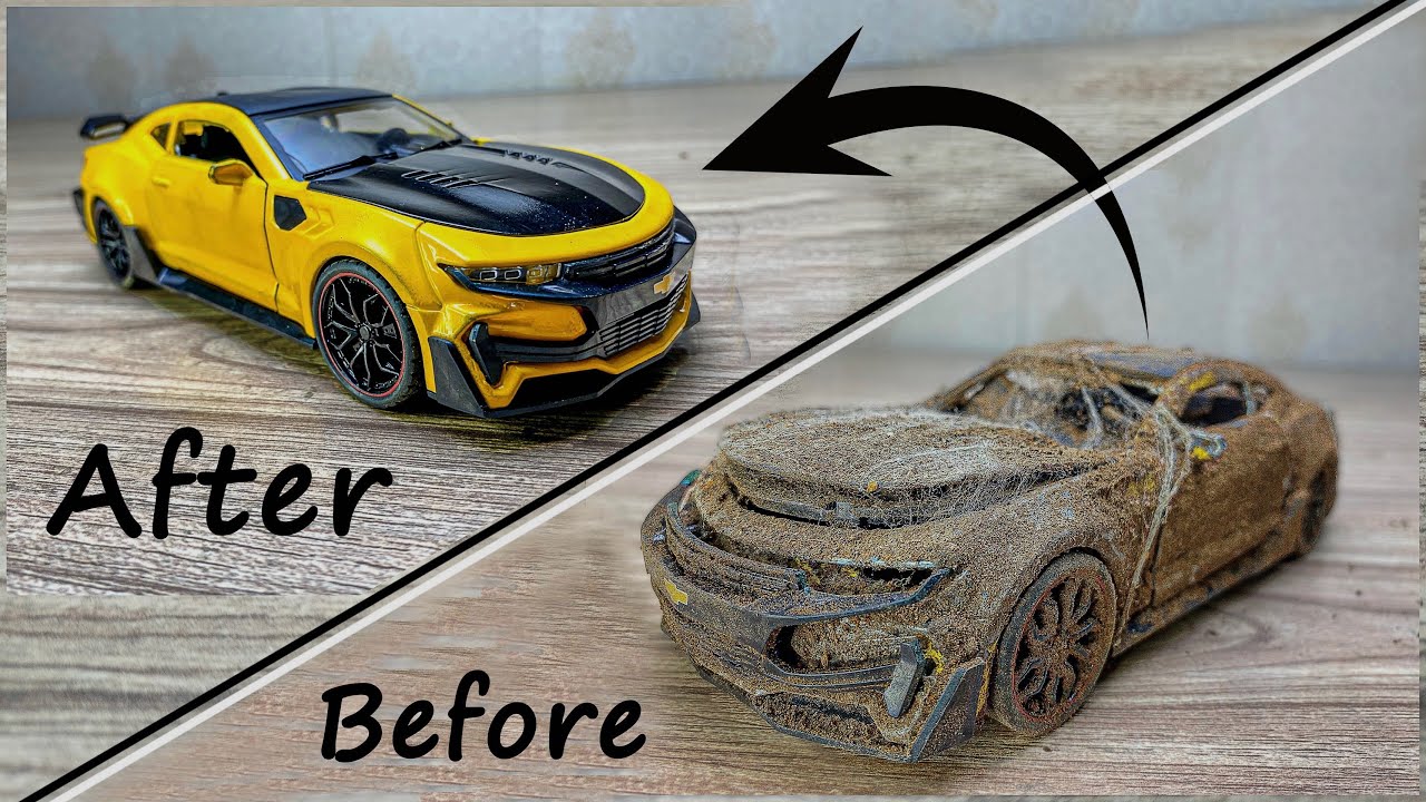 Restoration Chevrolet Camaro rusted model car | Restore Me - YouTube