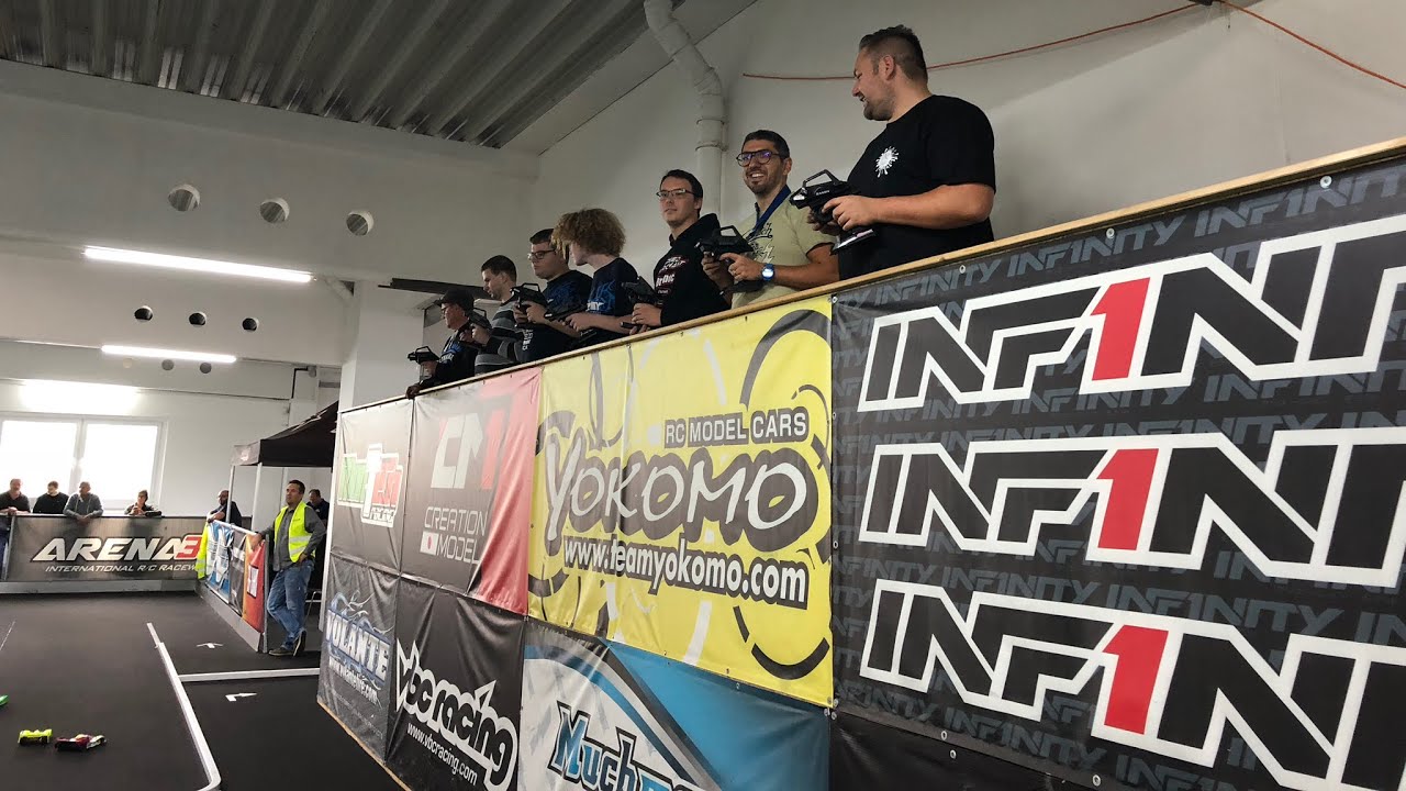 Rc racing, B main Modified Tos Arena 33 indoor carpet - YouTube