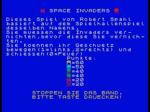 Space Invaders Review for the Sinclair ZX Spectrum by John Gage - YouTube