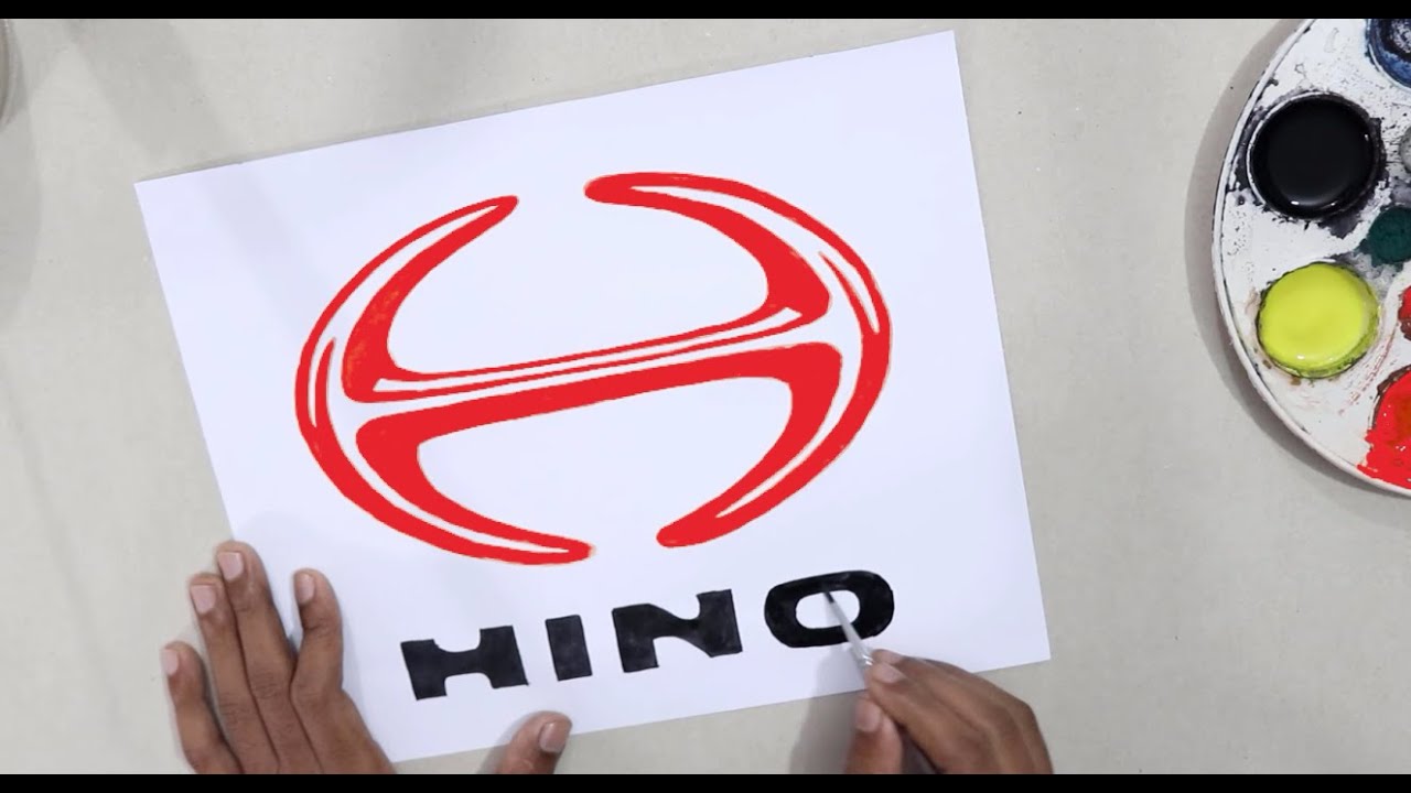 How to draw the Hino logo @Hino - YouTube