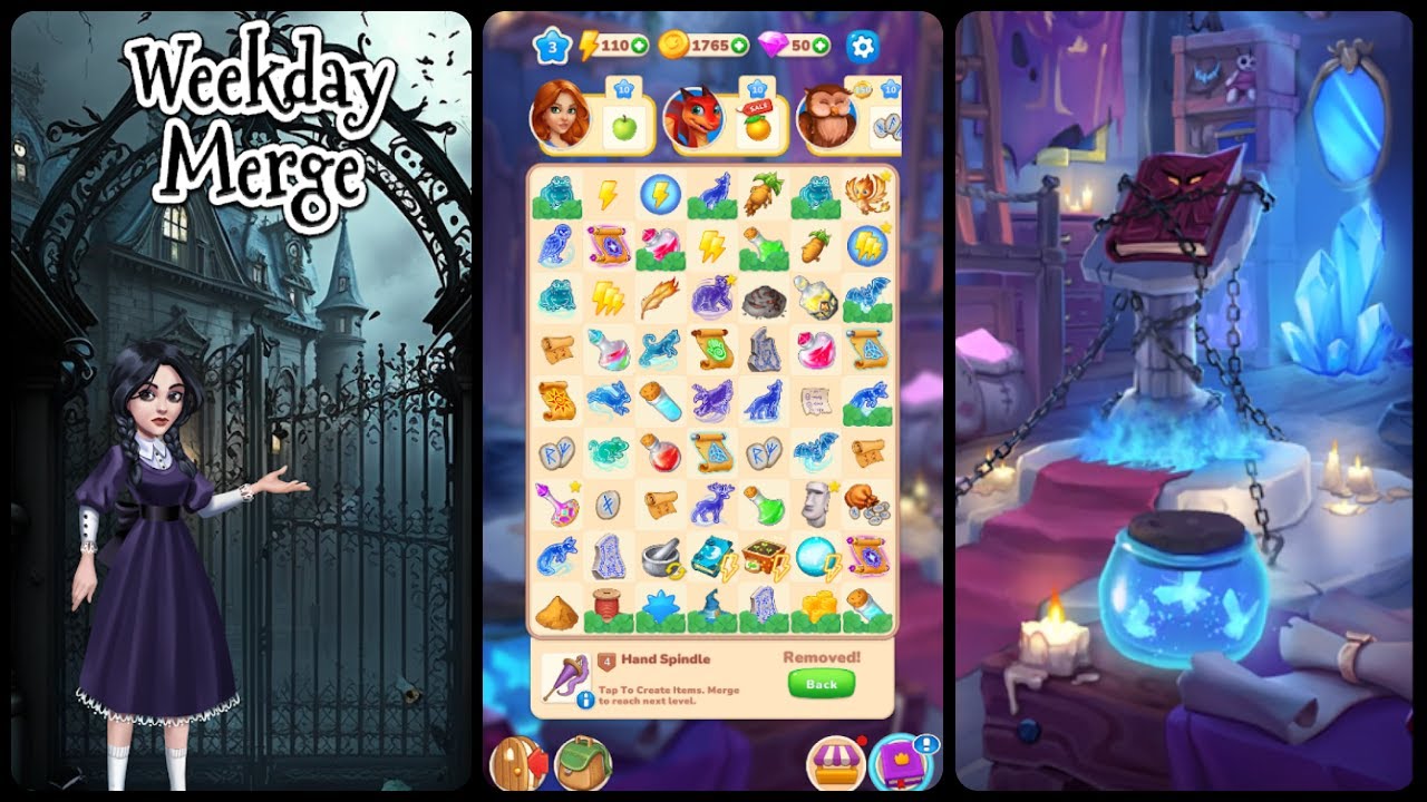 Weekday Merge Game Mobile Game | Gameplay Android - YouTube