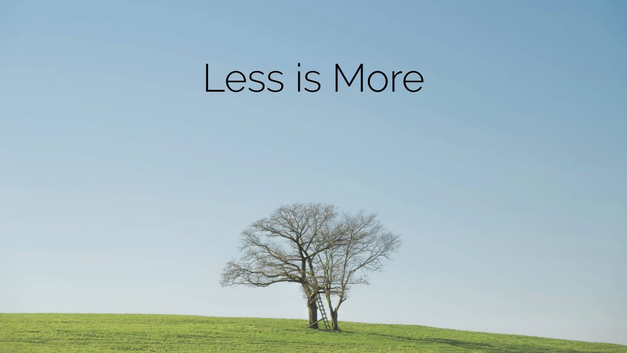 Minimalist Photography: My Approach to "Less is More" - YouTube