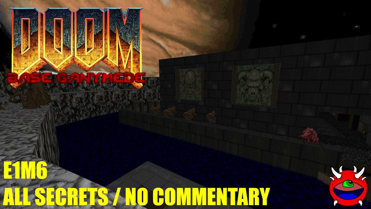 Doom: Base Ganymede - E1M6 - UVMAX No Commentary - YouTube