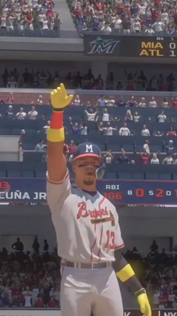Acuña Speed #mlb #mlbtheshow #mlbtheshow24 #baseball #braves #atlanta # ...