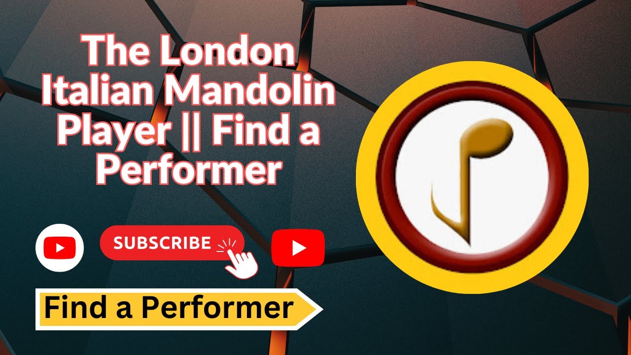 The London Italian Mandolin Player || Find a Performer - YouTube