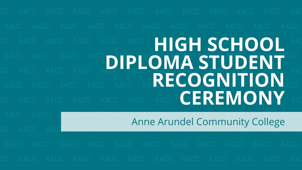 High School Diploma Student Recognition Ceremony - YouTube