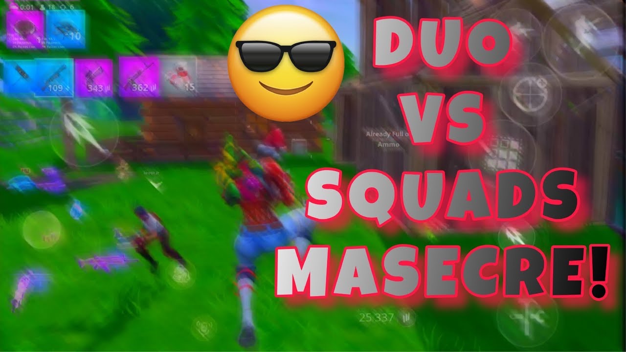 Duo vs Squads High kill win | Fortnite Mobile | IPad Pro 2018 *60 FPS ...