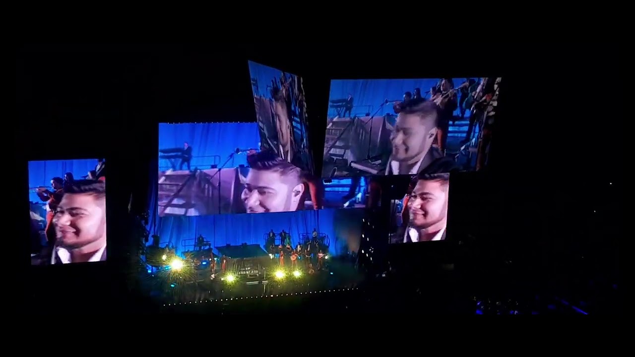 Christian Nodal De los besos que te di En vivo Arena Monterrey Pal Cora ...