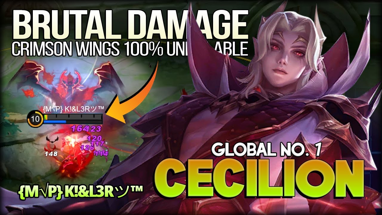 No Need Late Game! Brutal Damage Crimson Wings! {M√P} K!&L3Rツ™ Top 1 ...