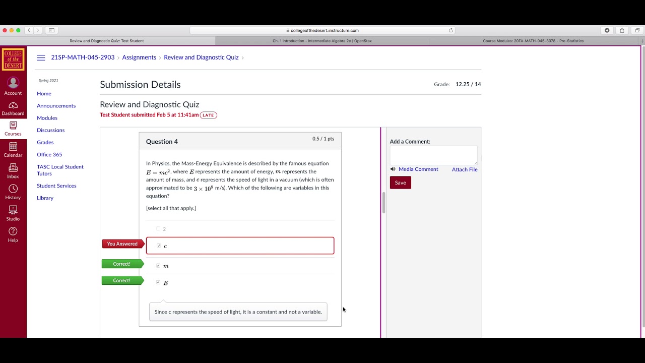 Viewing Graded Work and Feedback in Canvas - YouTube