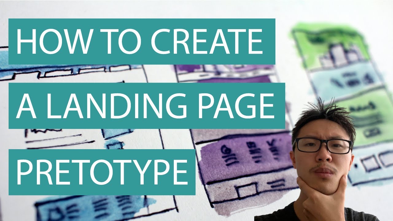 How To Create A Landing Page Pretotype I VNCHR Streetwear Example - YouTube