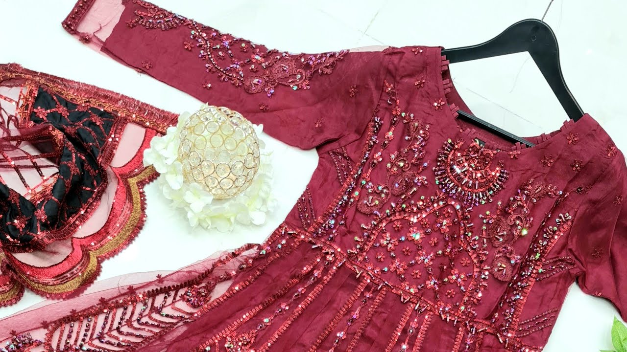 Party Wear | Ladies | PS 1695 MRN - YouTube