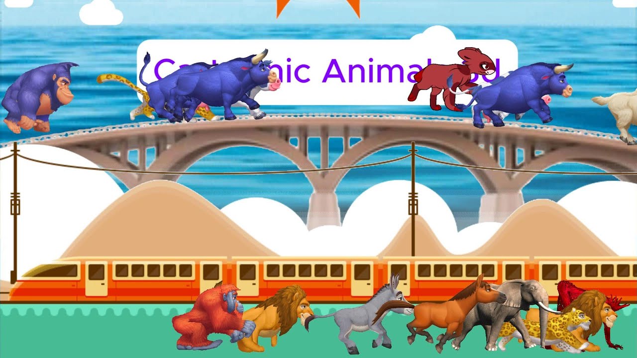 Epic Combination of wild stamped and train - YouTube