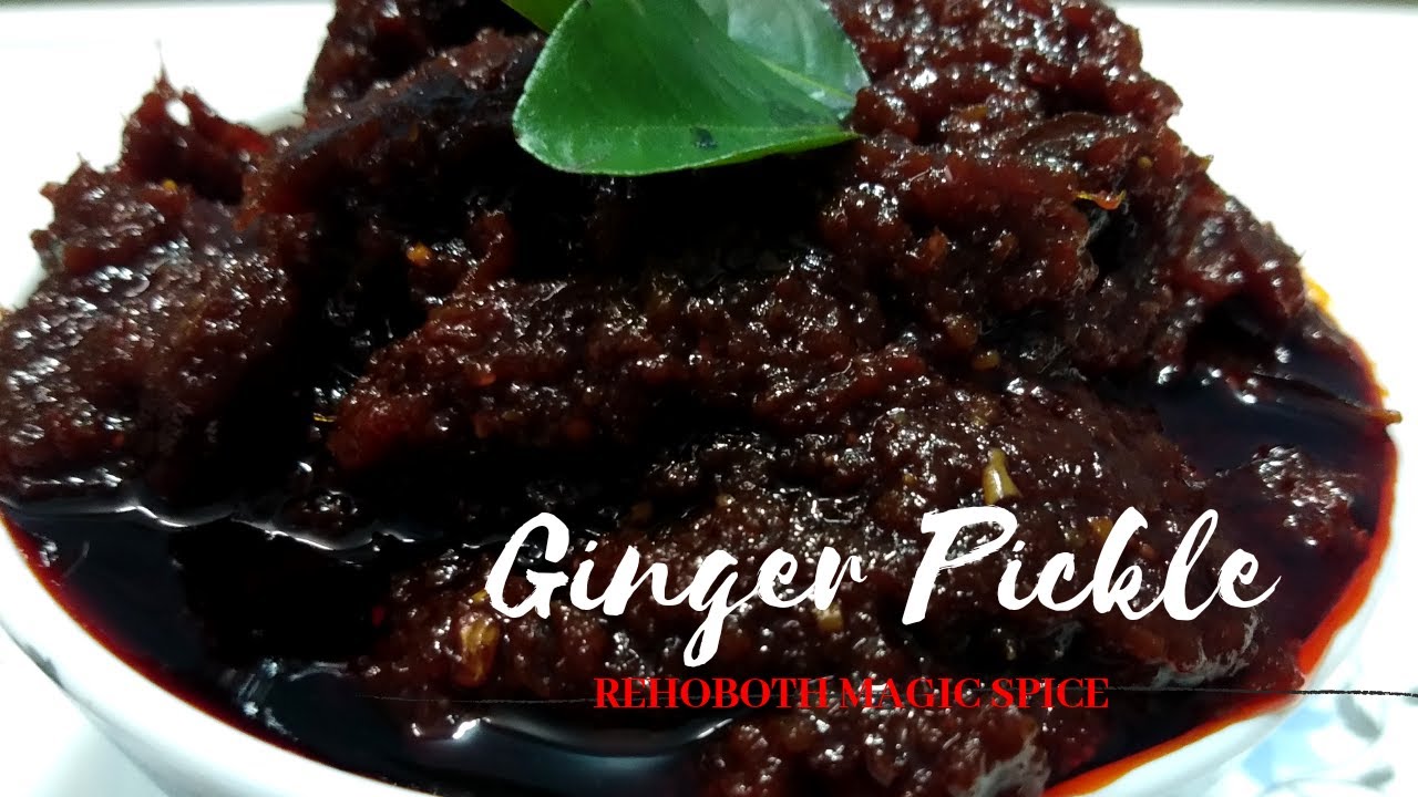 Ginger Pickle | How to make Ginger Pickle | Inji Oorugai - YouTube