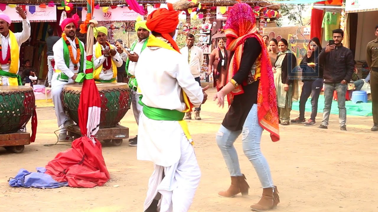 Traditional folk dance of Haryana, India - YouTube